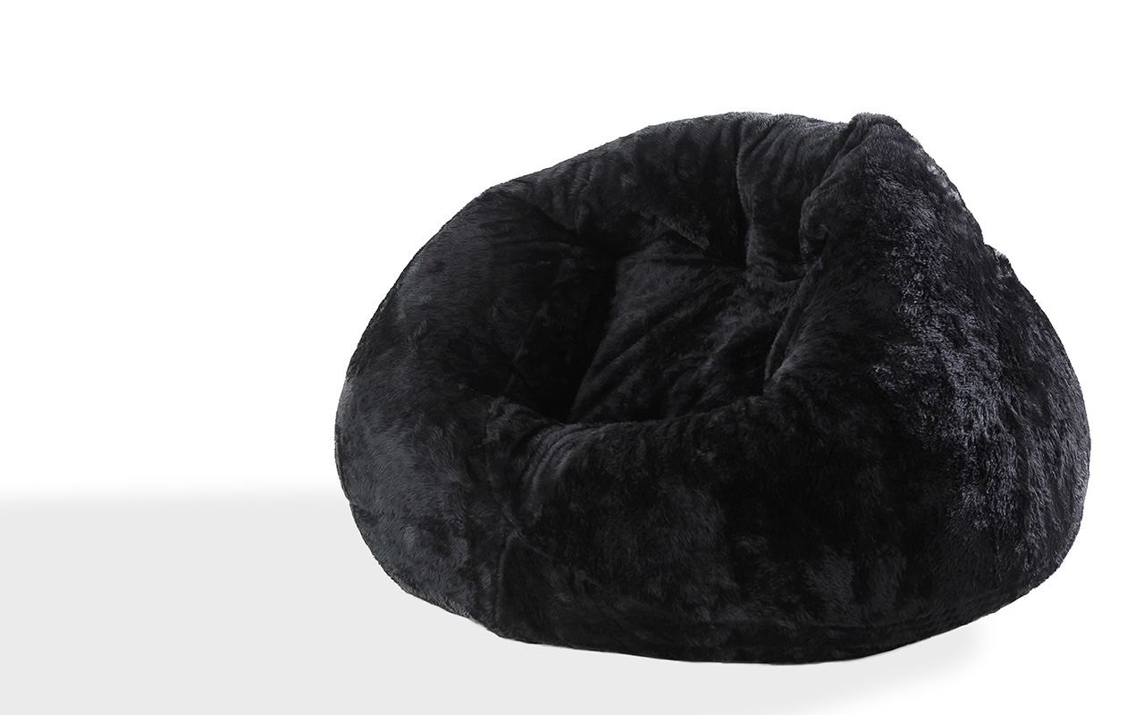 PUFF PARA QUARTO GRANDE COZY - COR PRETO - 120X110X70CM- Compre na Idea ...