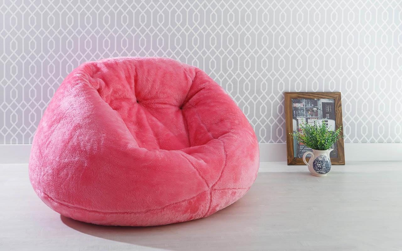 PUFF PARA QUARTO GRANDE COZY - COR PINK - 120X110X70CM- Compre na Idea ...