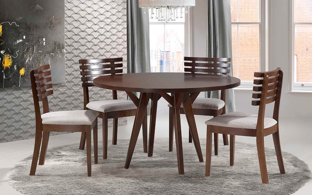 Idea Store - Compre (MESA DE JANTAR REDONDA DE MADEIRA MACIÇA ...