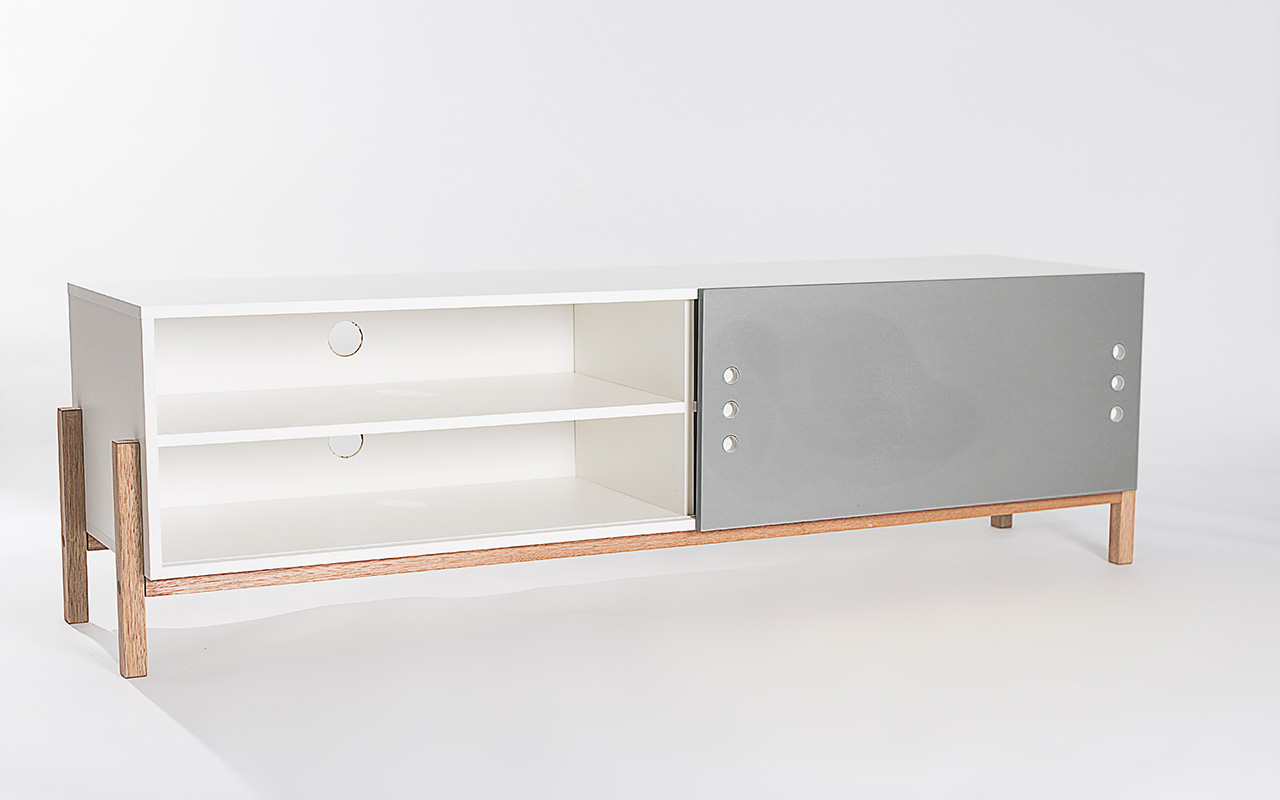 RACK TV CONTEMPORÂNEO MODERNO ERIC 1600 MDF BRANCO PÉS MADEIRA COR ...