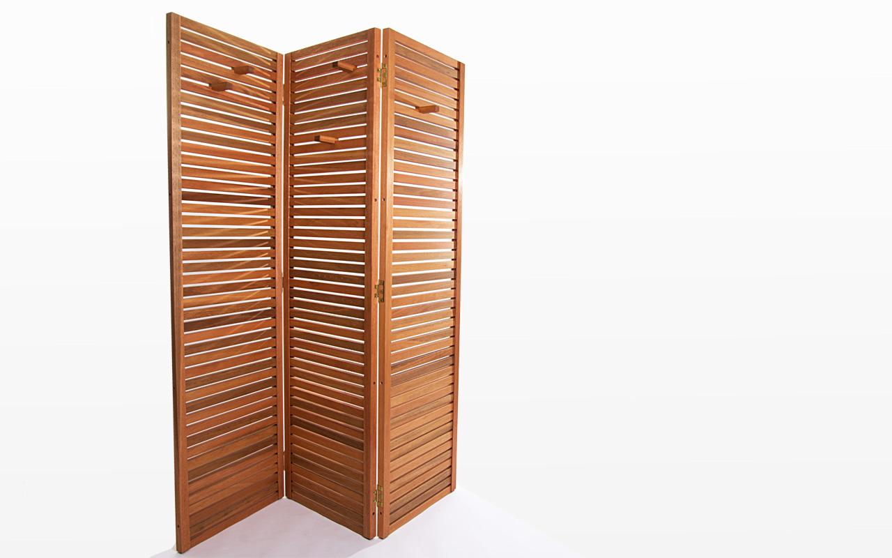 BIOMBO MADEIRA DOMINOES 3 ASAS JATOBÁ - 150x3,5x179 CM- Compre na Idea ...